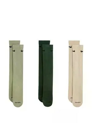 Nike Ribbed Socks Set - Green