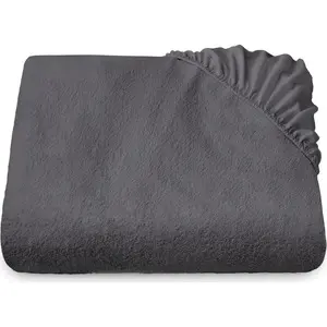 BARE HOME Cotton Terry Waterproof Mattress Protector Grey