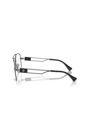 Versace 59mm Pilot Optical Glasses - Grey