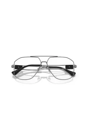 Versace 59mm Pilot Optical Glasses - Grey