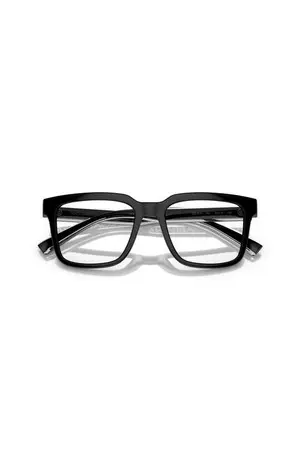 Dolce & Gabbana 52mm Square Optical Glasses - Black