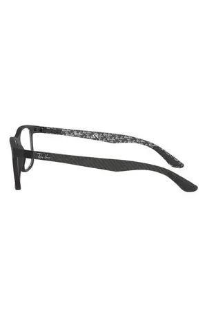 Ray-ban Square Frame Eyeglasses - Matte Black