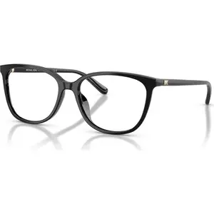 Michael Kors 55mm Full Rim Rectangle Eyeglasses - Black