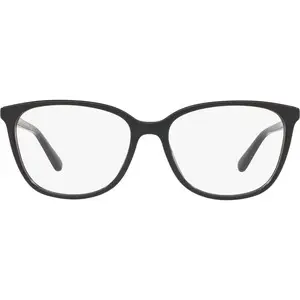Michael Kors 55mm Full Rim Rectangle Eyeglasses - Black