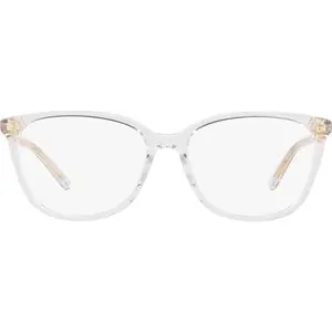 Michael Kors 55mm Full Rim Rectangle Eyeglasses - Clear