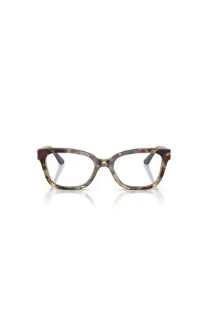 Tory Burch 52mm Square Optical Glasses - Brown