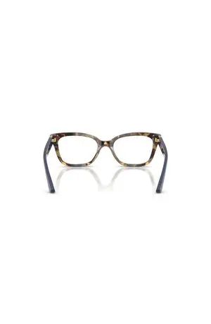 Tory Burch 52mm Square Optical Glasses - Brown