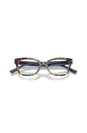 Tory Burch 52mm Square Optical Glasses - Brown