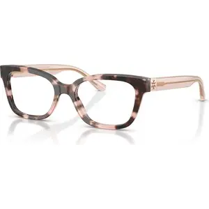 Tory Burch 52mm Square Optical Glasses - Tortoise