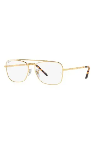 Ray-ban Caravan Square Optical Glasses - Yellow