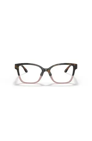 Michael Kors 53mm Square Full Rim Eyeglasses - Tortoise