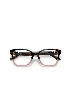Michael Kors 53mm Square Full Rim Eyeglasses - Tortoise