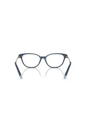 Tiffany & Co. 52mm Cat Eye Optical Glasses - Blue
