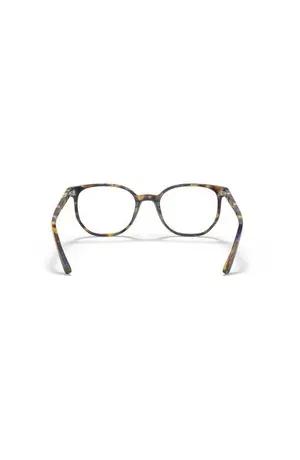 Ray-ban 50mm Irregular Optical Glasses - Tortoise