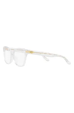 Tory Burch Rectangular Eyeglasses - Clear