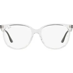 Ray-ban 54mm Square Optical Eyeglasses - Transparent