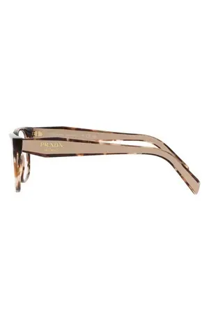 Prada Rectangular Optical Glasses - Caramel