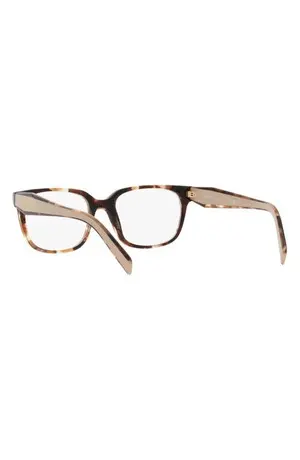 Prada Rectangular Optical Glasses - Caramel