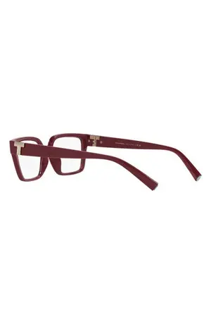 Tiffany & Co. Rectangle Optical Glasses - Dark Red