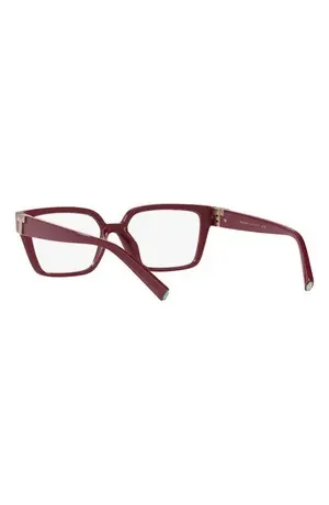 Tiffany & Co. Rectangle Optical Glasses - Dark Red