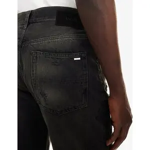Amiri Quad Mx1 Straight-leg Denim Jeans - Black