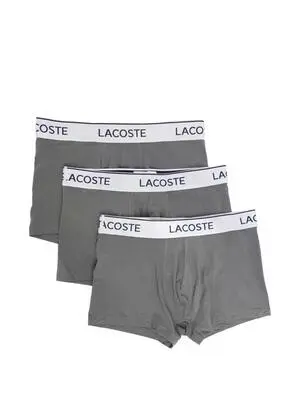Lacoste Logo-waistband Boxer Briefs - Grey