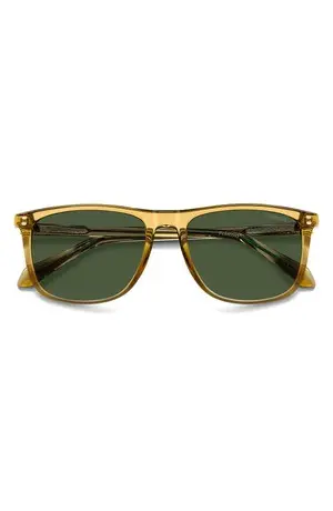 POLAROID 55mm Polarized Rectangle Sunglasses - 010a-uc