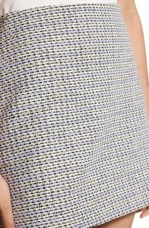Theory Tweed Miniskirt