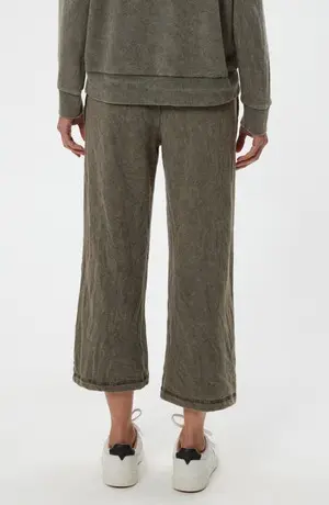 Michael Stars Mineral Wash Crop Drawstring Pants