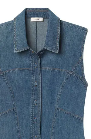 FRAME The Denim Day Sleeveless Mini Dress - Deira