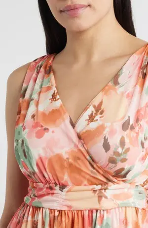 Loveappella Sleeveless Peplum Top - Blush