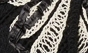 Marina Rinaldi Lappole Crochet Cardigan - Ivory