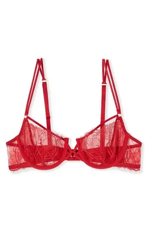 ETAM Vertige N°9 Underwire Balconette Bra - Red