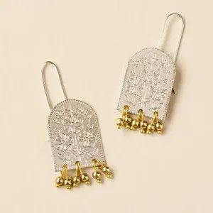 MATR BOOMIE Haveli Etched Statement Earrings