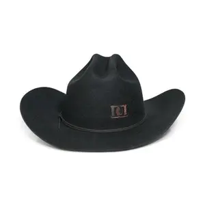 DESERI DESERI Western Hat In Australian Wool Black