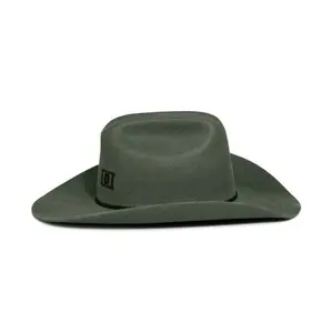 DESERI Western Hat In Australian Wool - Pine