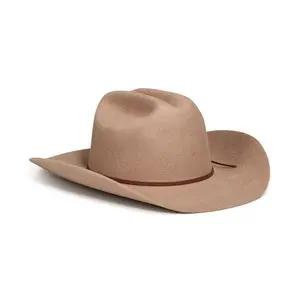DESERI Western Hat In Australian Wool - Tan