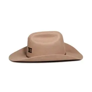 DESERI Western Hat In Australian Wool - Tan