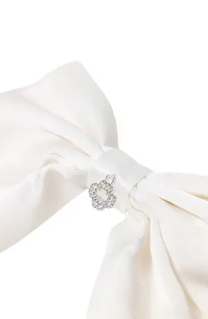 Maje Satin Bow Barrette
