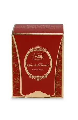 SABON Candle Glass Green Rose - 60 Gr
