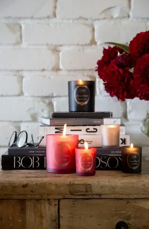 SABON Candle Glass Green Rose - 60 Gr