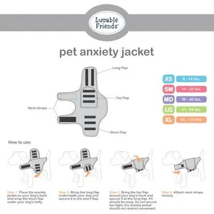 LUVABLE FRIENDS Pet Anxiety Jacket - Camo
