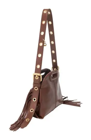 Maje Miss M Mini Bag In Vintage Leather