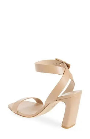 STUART WEITZMAN Ankle Strap Sandal - Adobe Brown