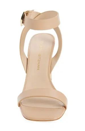 STUART WEITZMAN Ankle Strap Sandal - Adobe Brown