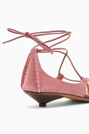 Ulla Johnson Aves Kitten Heel Sandal - Fig