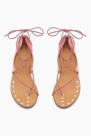 Ulla Johnson Aves Kitten Heel Sandal - Fig