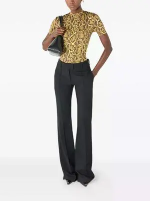 MARINE SERRE Python Print Crewneck Top