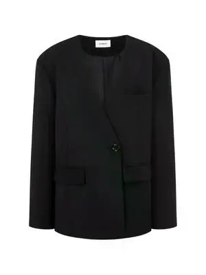 STUDIO TOMBOY Single-button Blazer - Black
