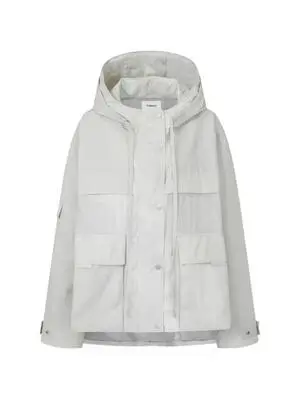 STUDIO TOMBOY Hooded Utility Jacket - Grey